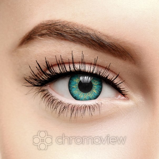 Mystic Turquoise Contact Lenses, 90 Day | Chromaview Wholesale US