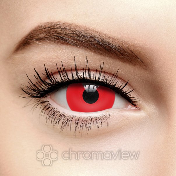Lentilles Rouge Mini Sclere 30 Jours | Chromaview Grossiste FR